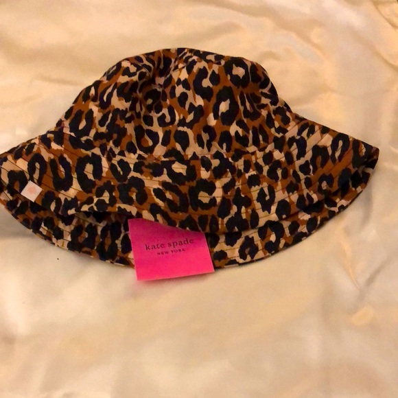 kate spade | Accessories | Kate Spade Leopard Print Bucket Hat 0 ...
